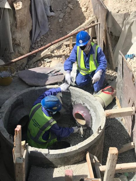 Manholes Installation | QGPC