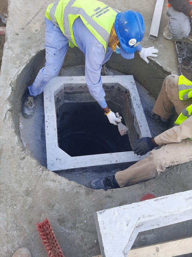 Manholes Installation | QGPC