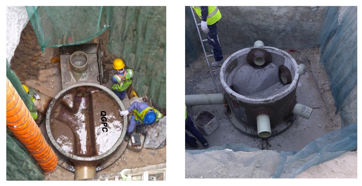 Manholes Installation | QGPC
